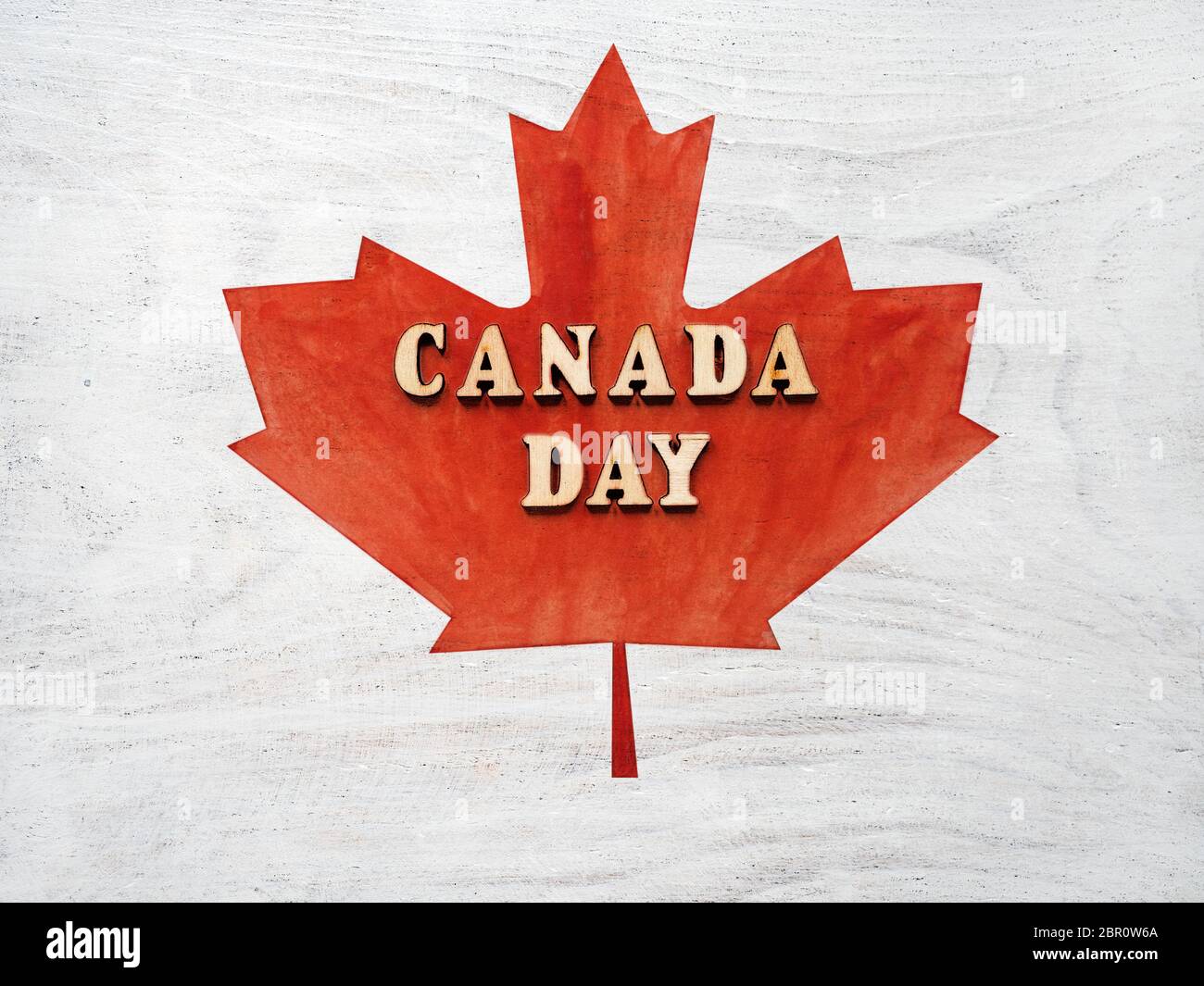 Beautiful drawing of the Canadian Flag. Closeup Stock Photo - Alamy