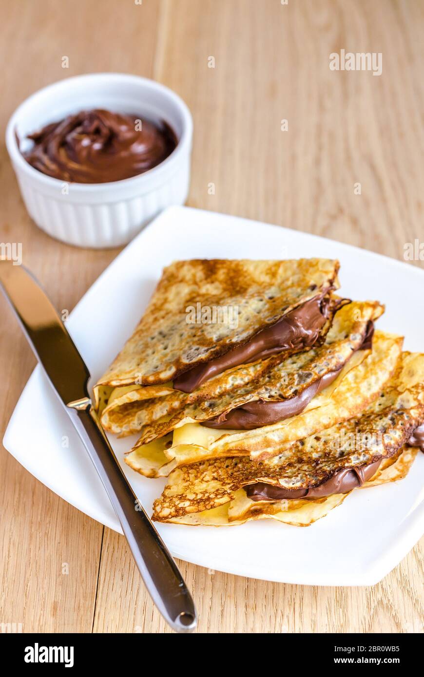 Pile of crepes Stock Photo - Alamy