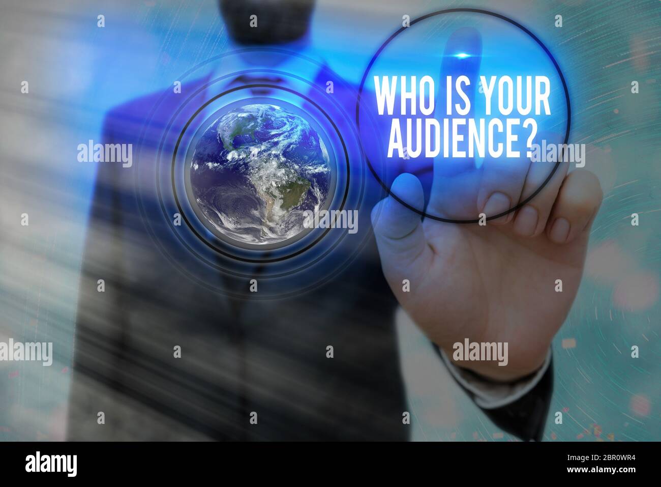 Writing note showing Who Is Your Audience Question. Business concept ...