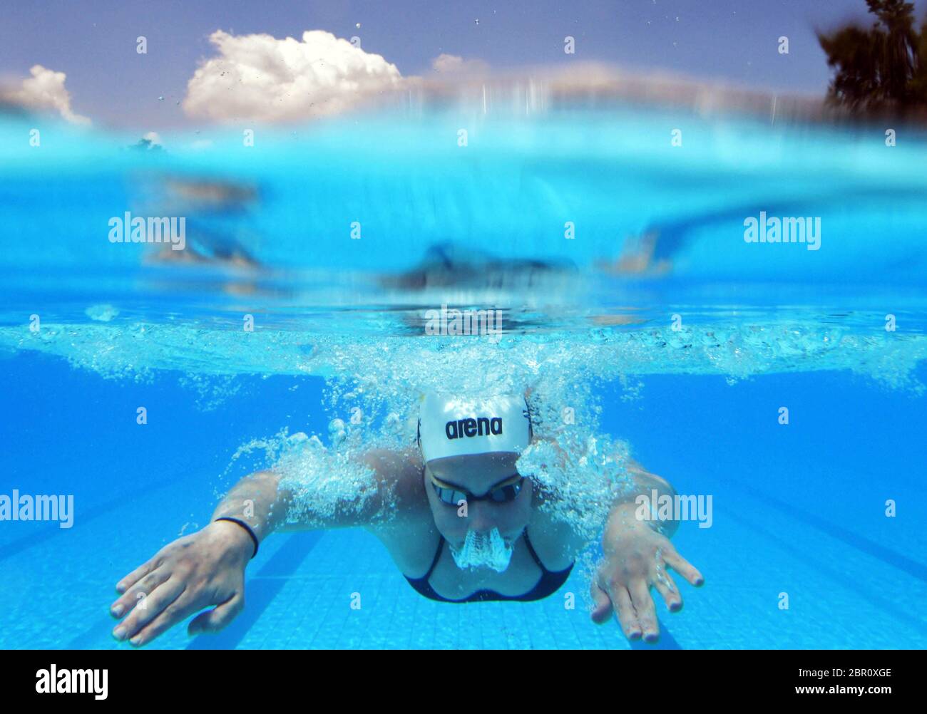 Karlsruhe, Germany. 20th May, 2020. Giulia Goerigk, competitive swimmer ...