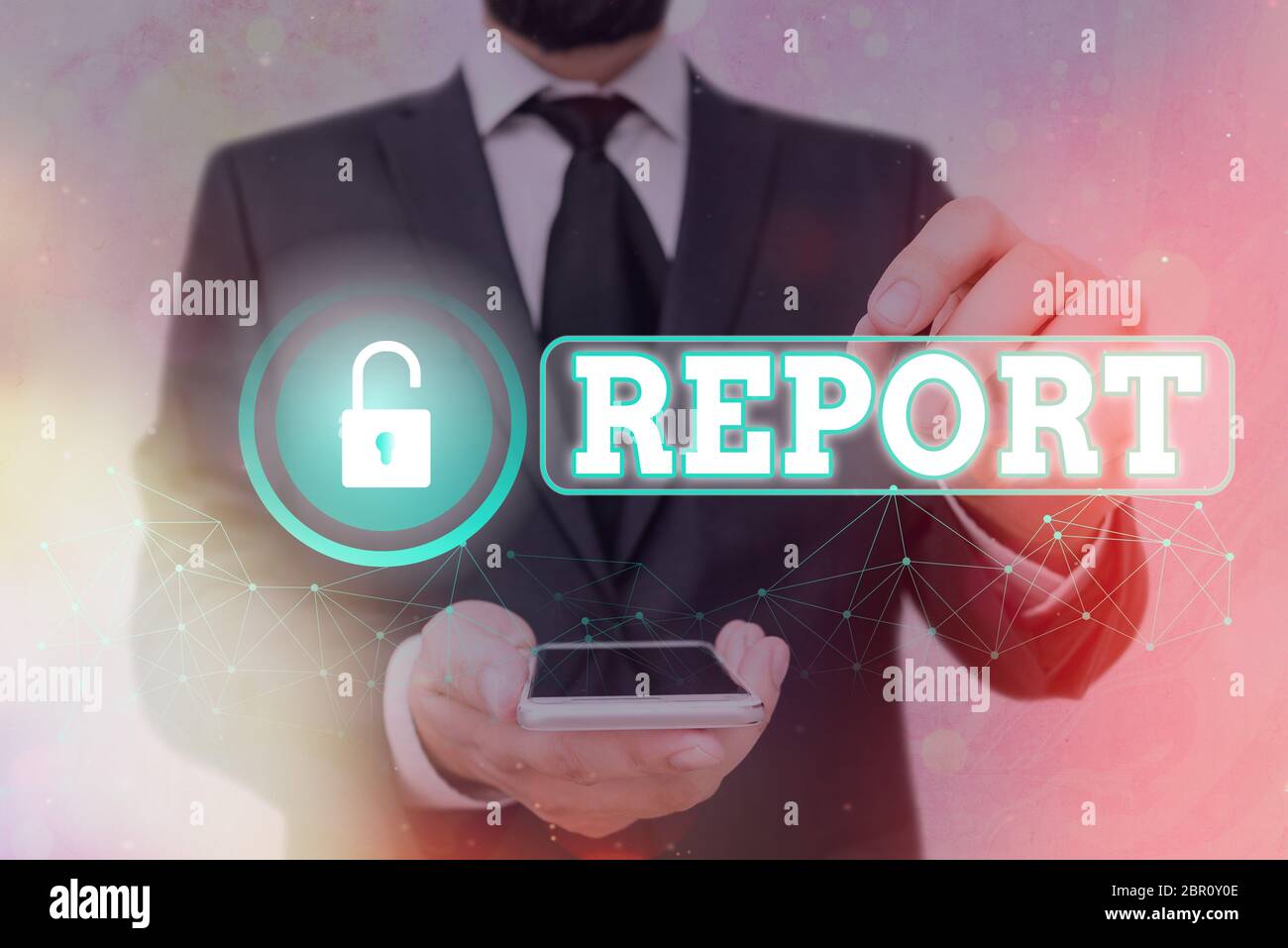 Text sign showing Report. Business photo showcasing give spoken or ...