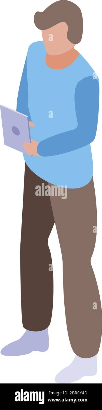 Man pointing smartphone icon Stock Vector Images - Alamy