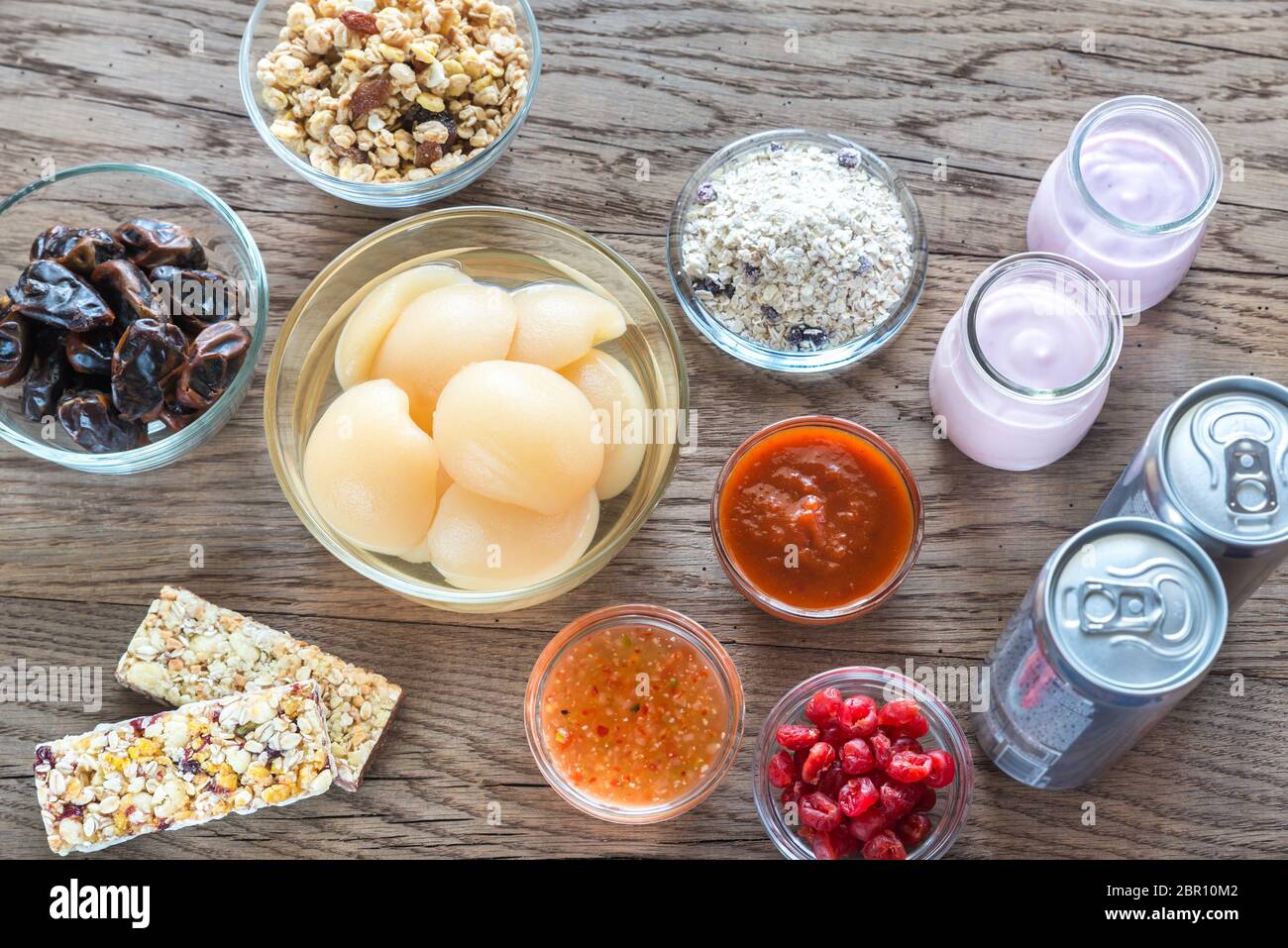 Foods with hidden sugar Stock Photo - Alamy