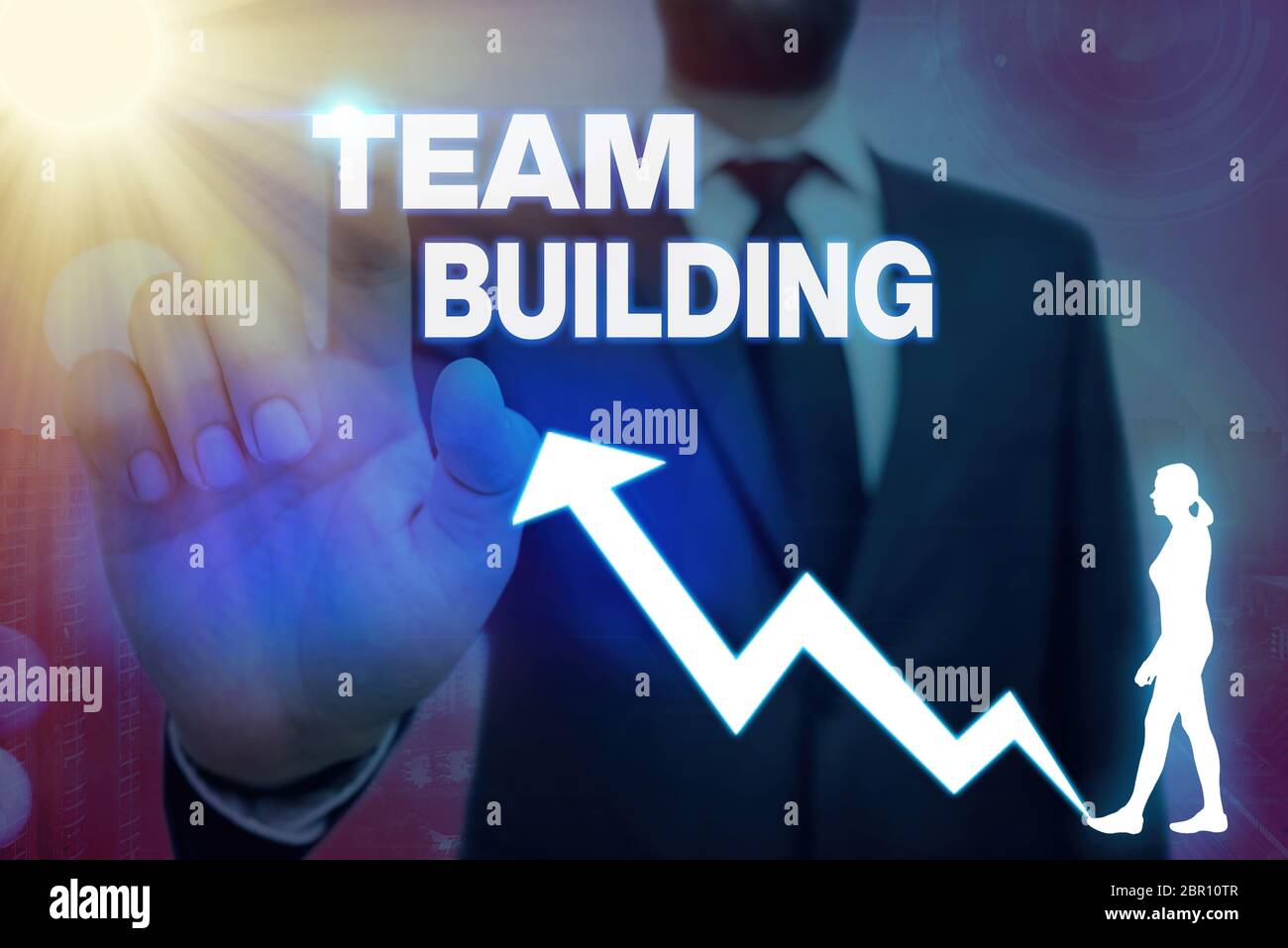 Handwriting text writing Team Building. Conceptual photo various types ...