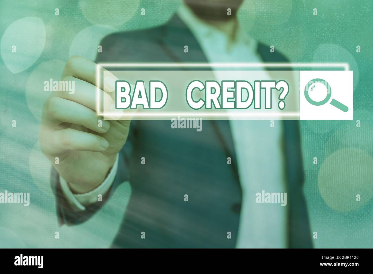 Word writing text Bad Creditquestion. Business photo showcasing ...