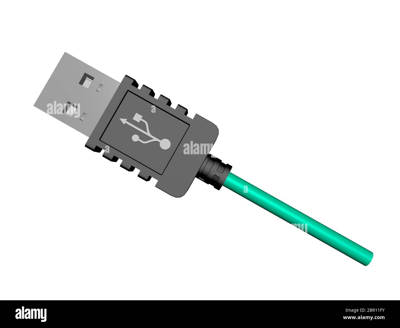 USB connector for data transmission Stock Photo - Alamy