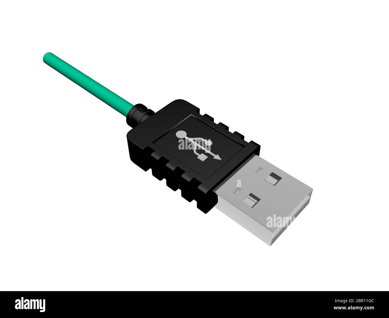 USB connector for data transmission Stock Photo - Alamy