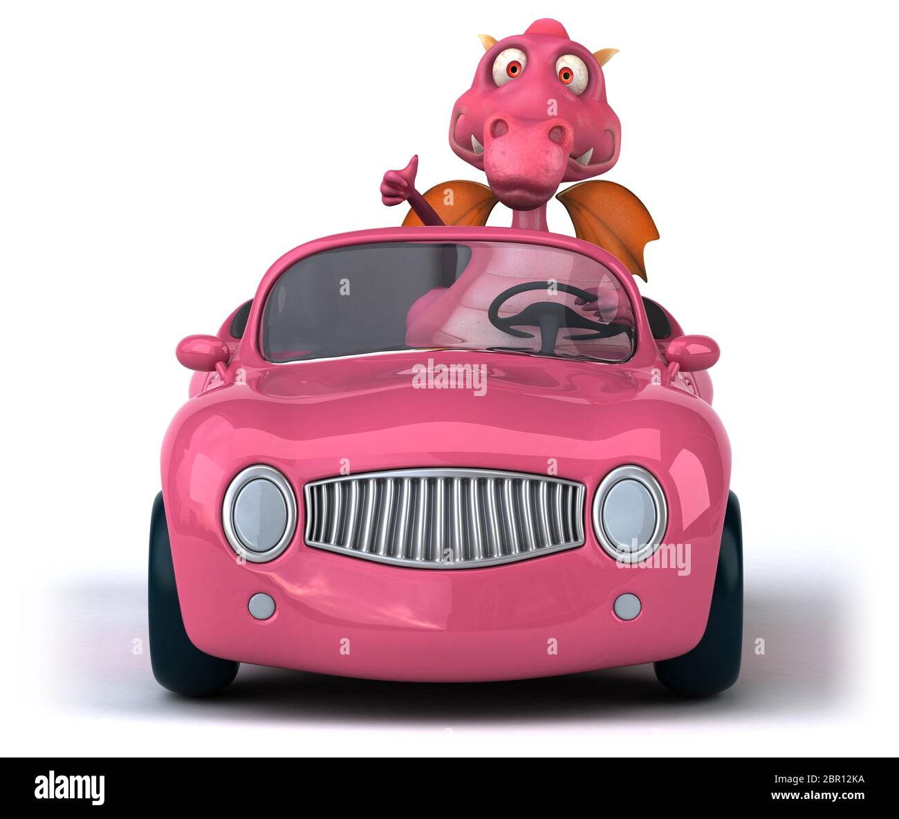 With its dragon car Cut Out Stock Images & Pictures - Alamy