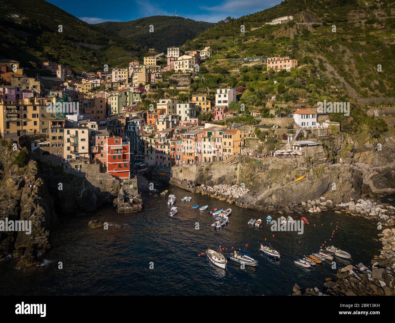 Riomaggiore of Cinque Terre, Italy - Traditional fishing village in La ...