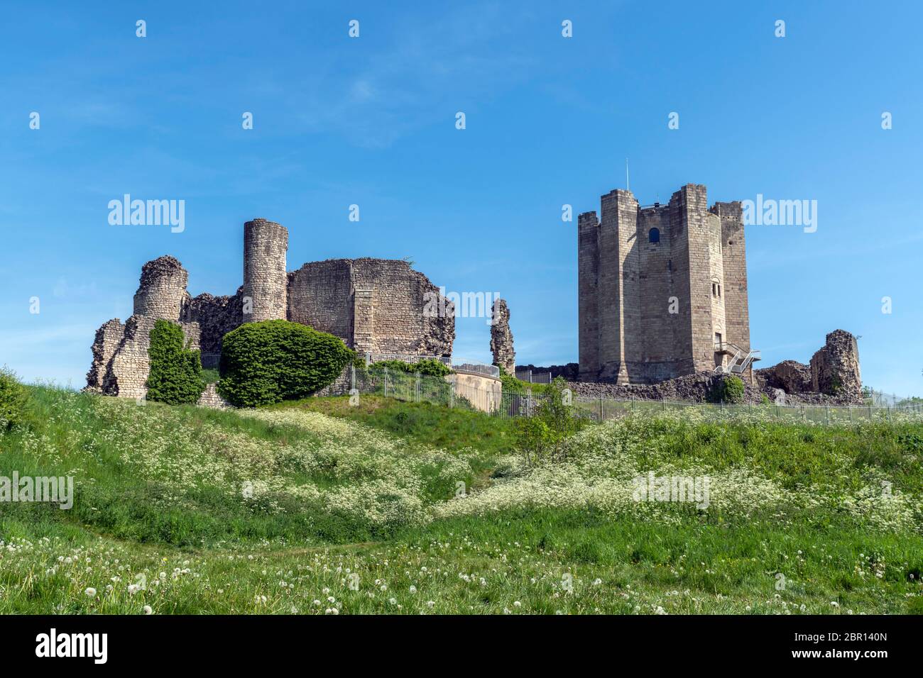 Conisbrough Castle near Doncaster in England Stock Photo - Alamy