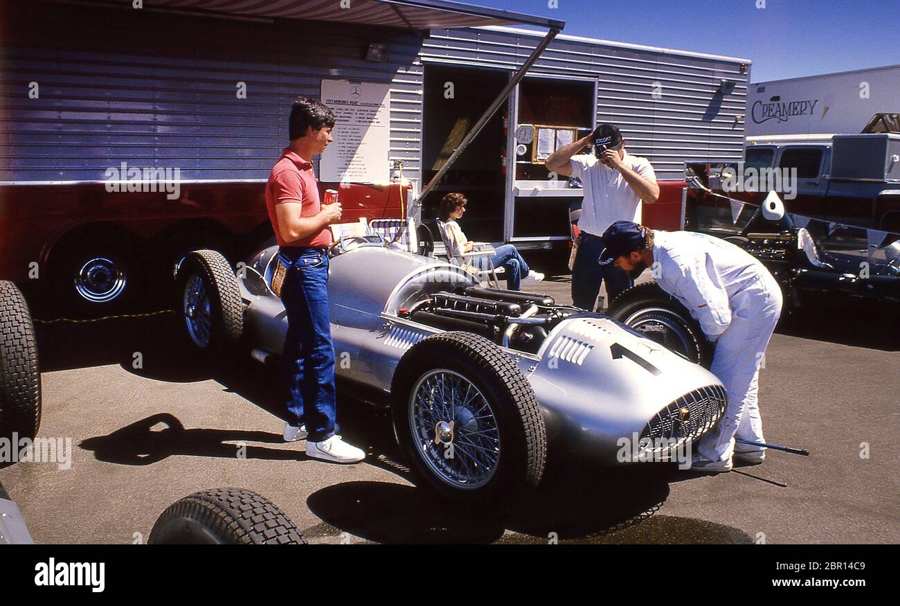 Monterey Historic Races Laguna Seca California 1986 Stock Photo - Alamy