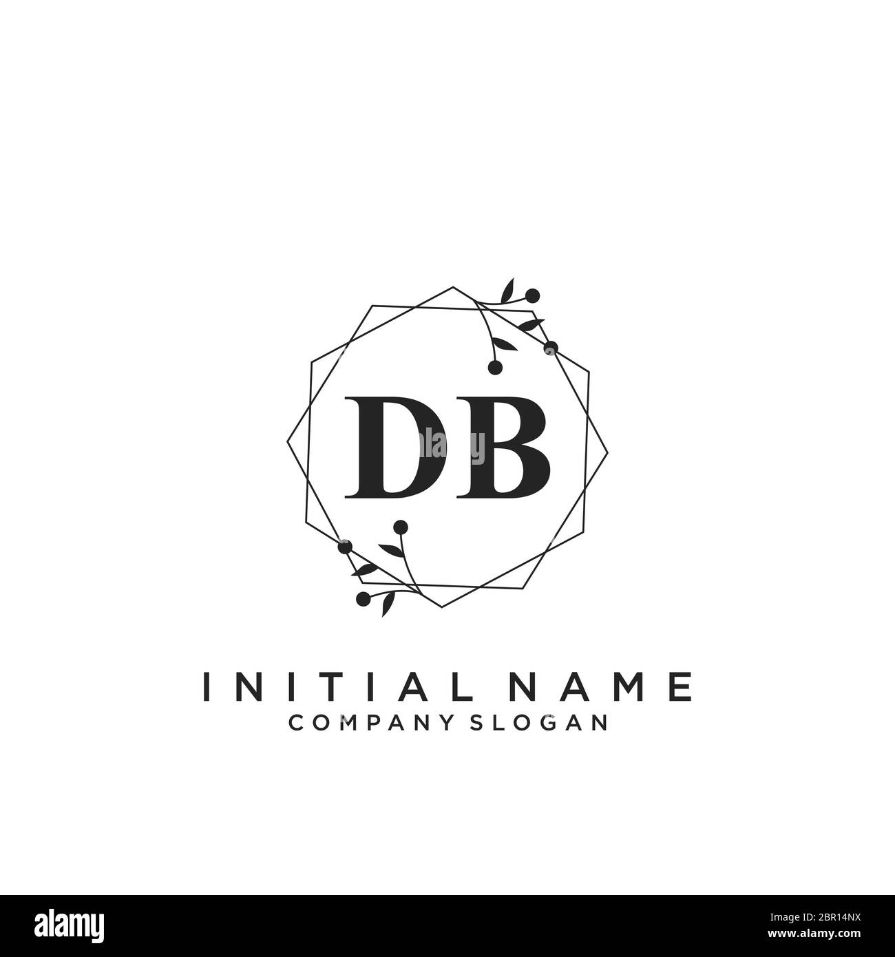 Db initials logo hi-res stock photography and images - Alamy