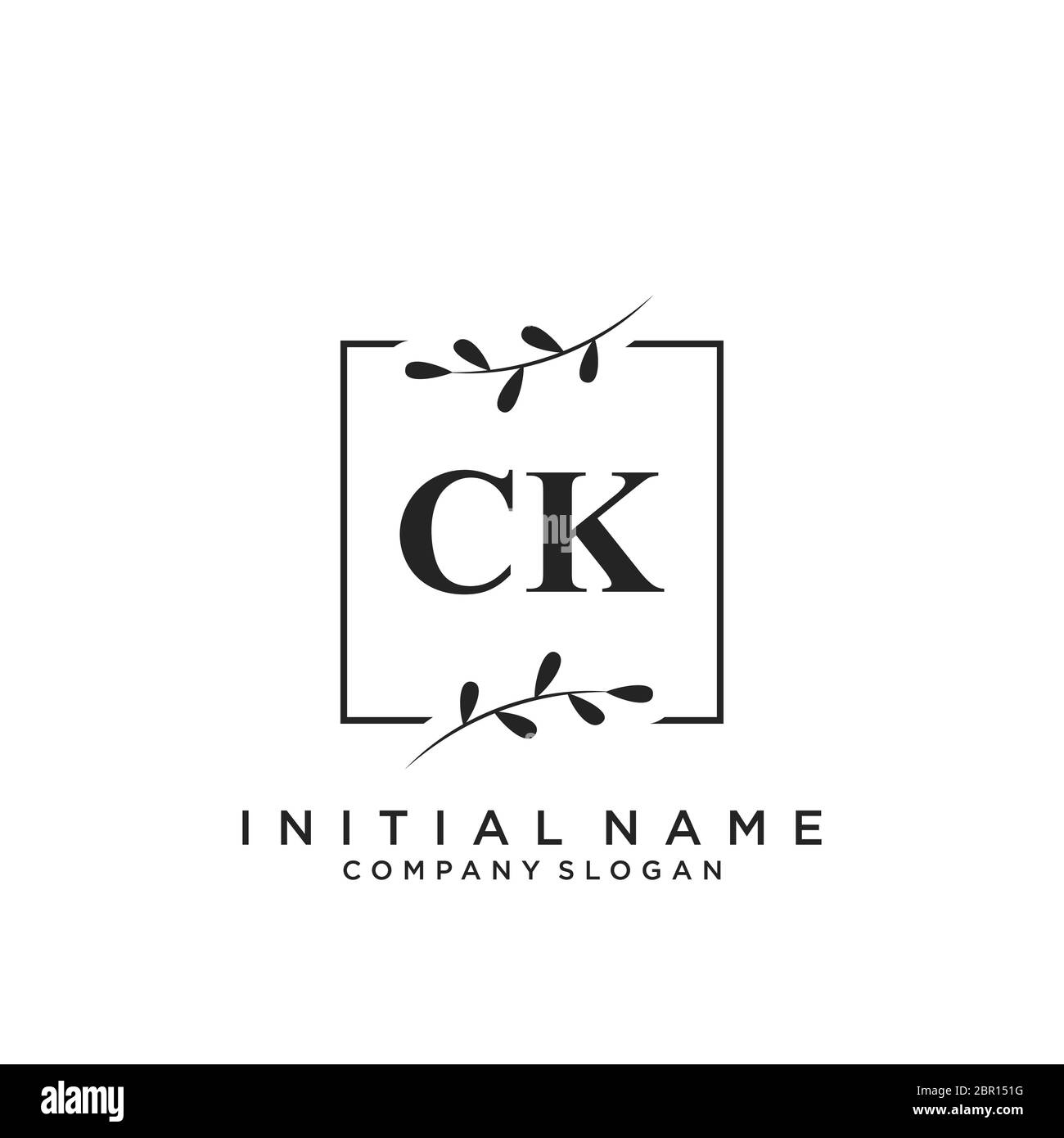Monogram ck hi-res stock photography and images - Alamy