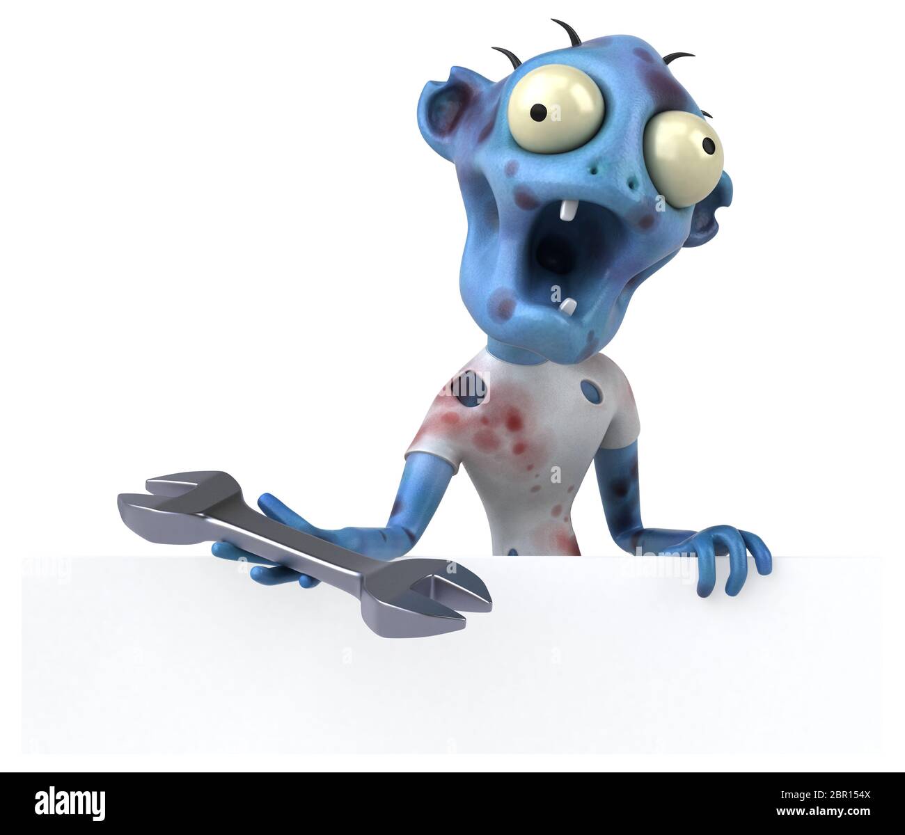 Zombie fun cartoon character tool hi-res stock photography and images ...