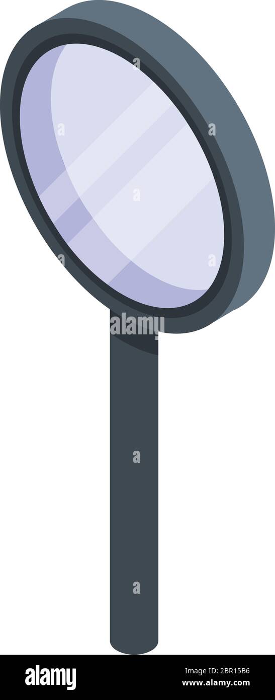 Magnifying glass zoom icon, isometric style Stock Vector Image & Art ...