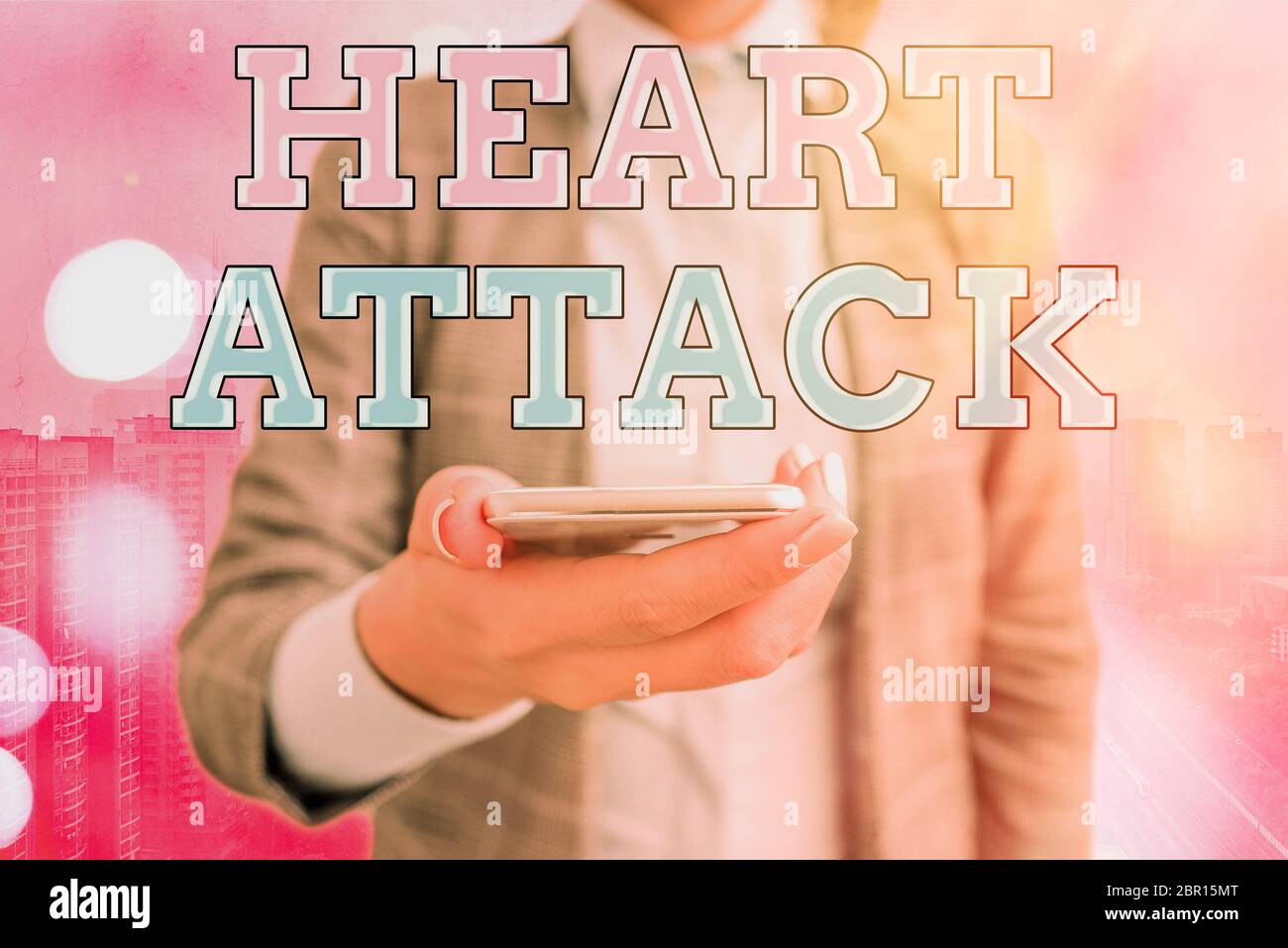 Conceptual hand writing showing Heart Attack. Concept meaning sudden ...