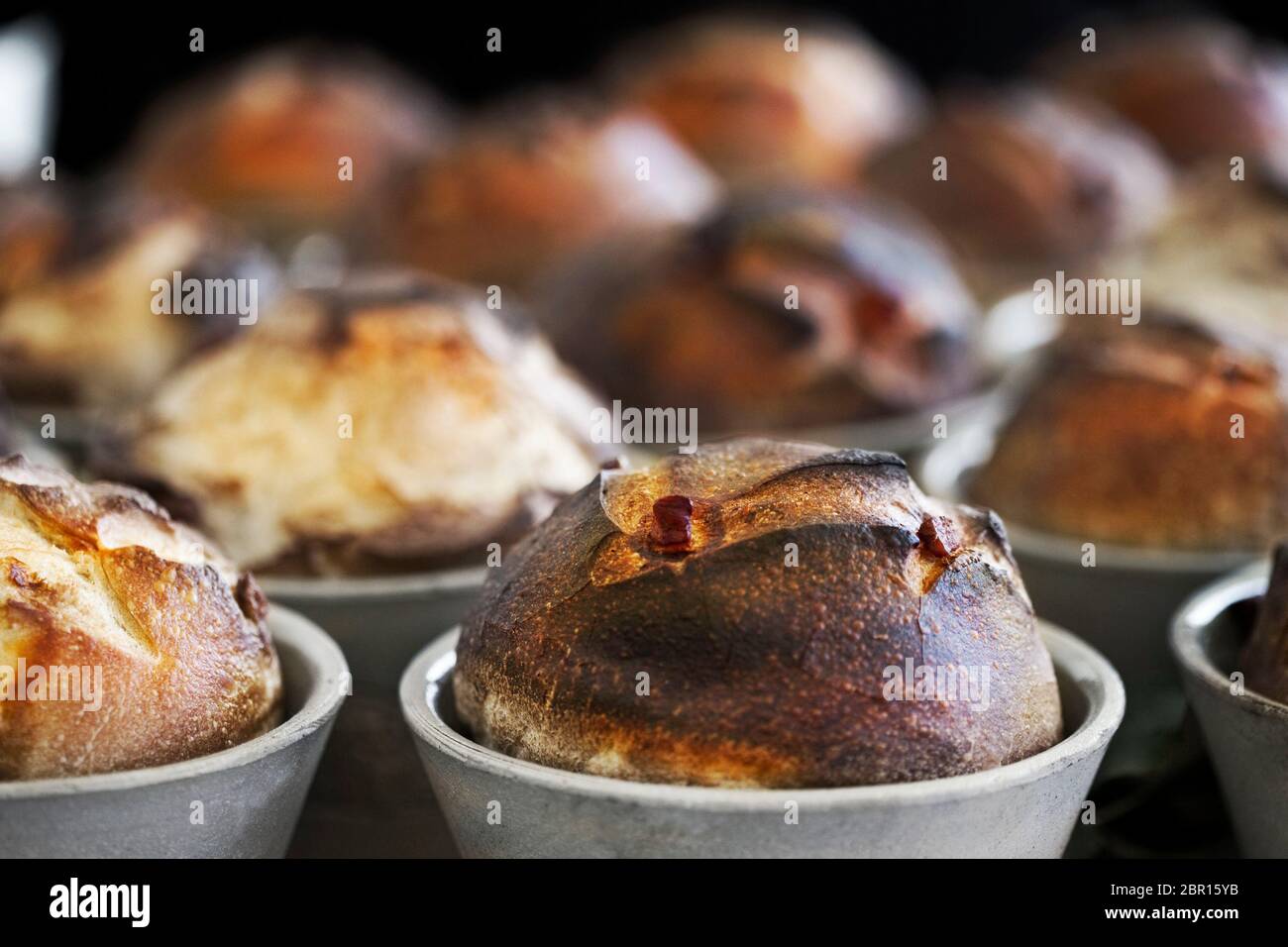 Bacon breads in a French bakery Stock Photo - Alamy