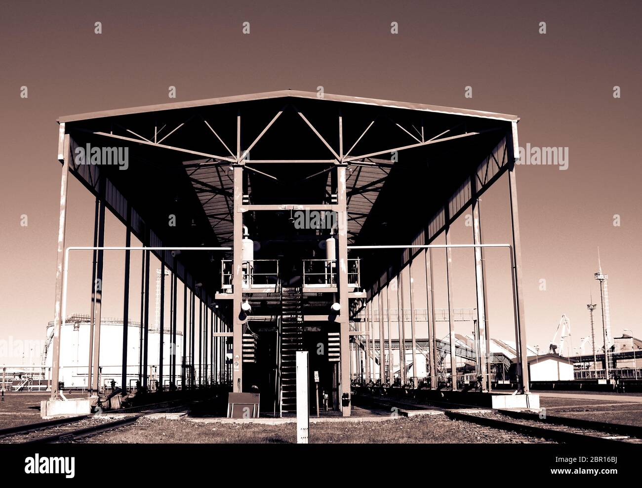Close up industrial view,A equipment of oil refining,Oil and gas ...
