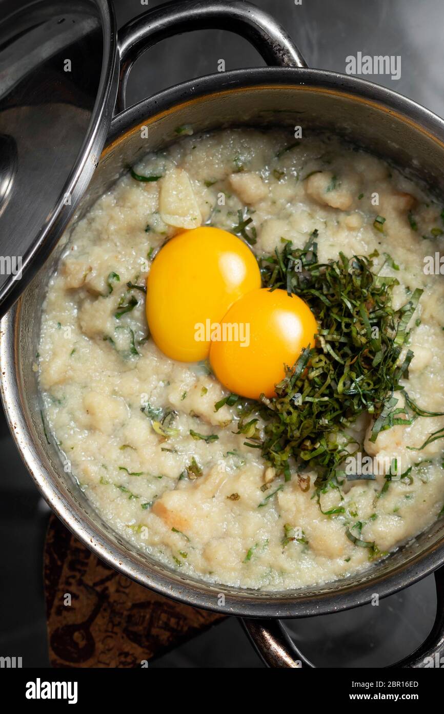 acorda de marisco portuguese traditional seafood bread and egg rustic ...