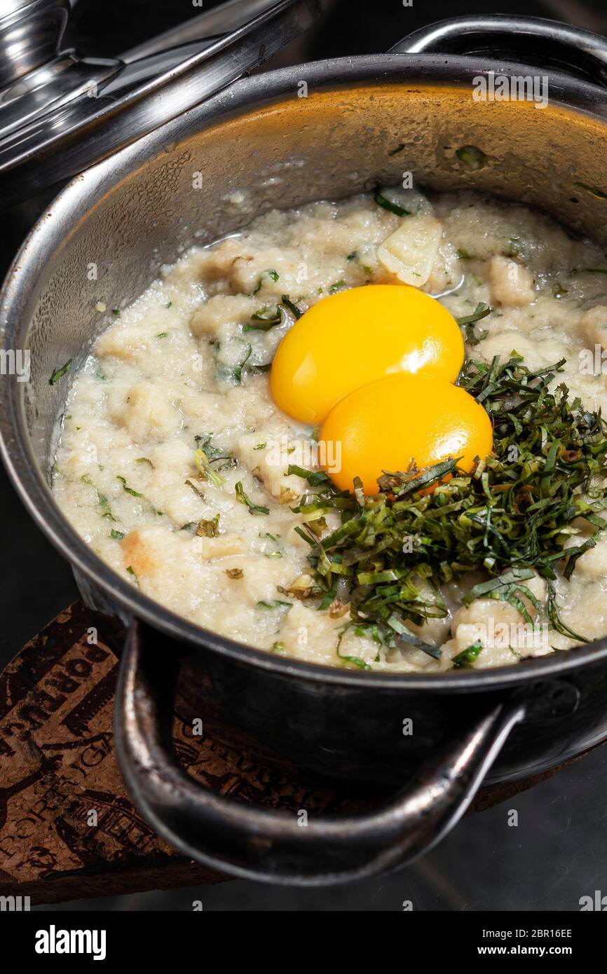 acorda de marisco portuguese traditional seafood bread and egg rustic ...