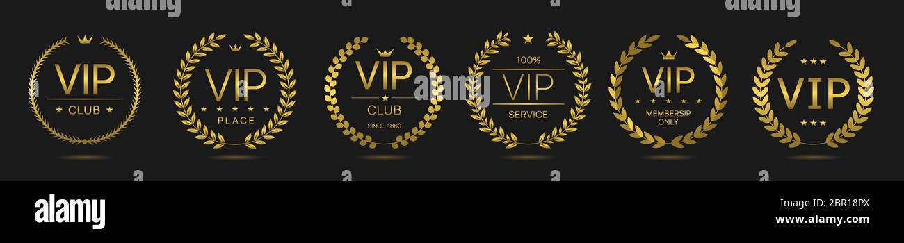 Luxury and vip labels Stock Vector Image & Art - Alamy