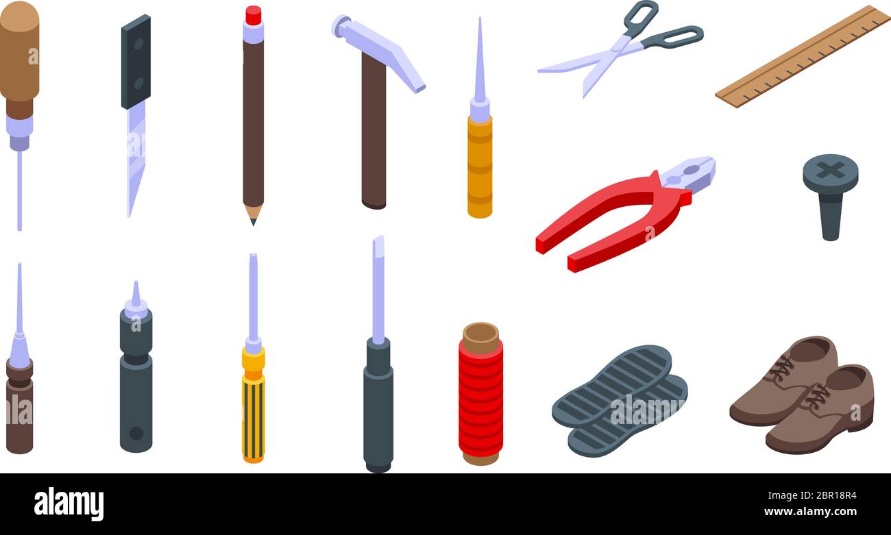 Machine shoemaker Stock Vector Images - Alamy