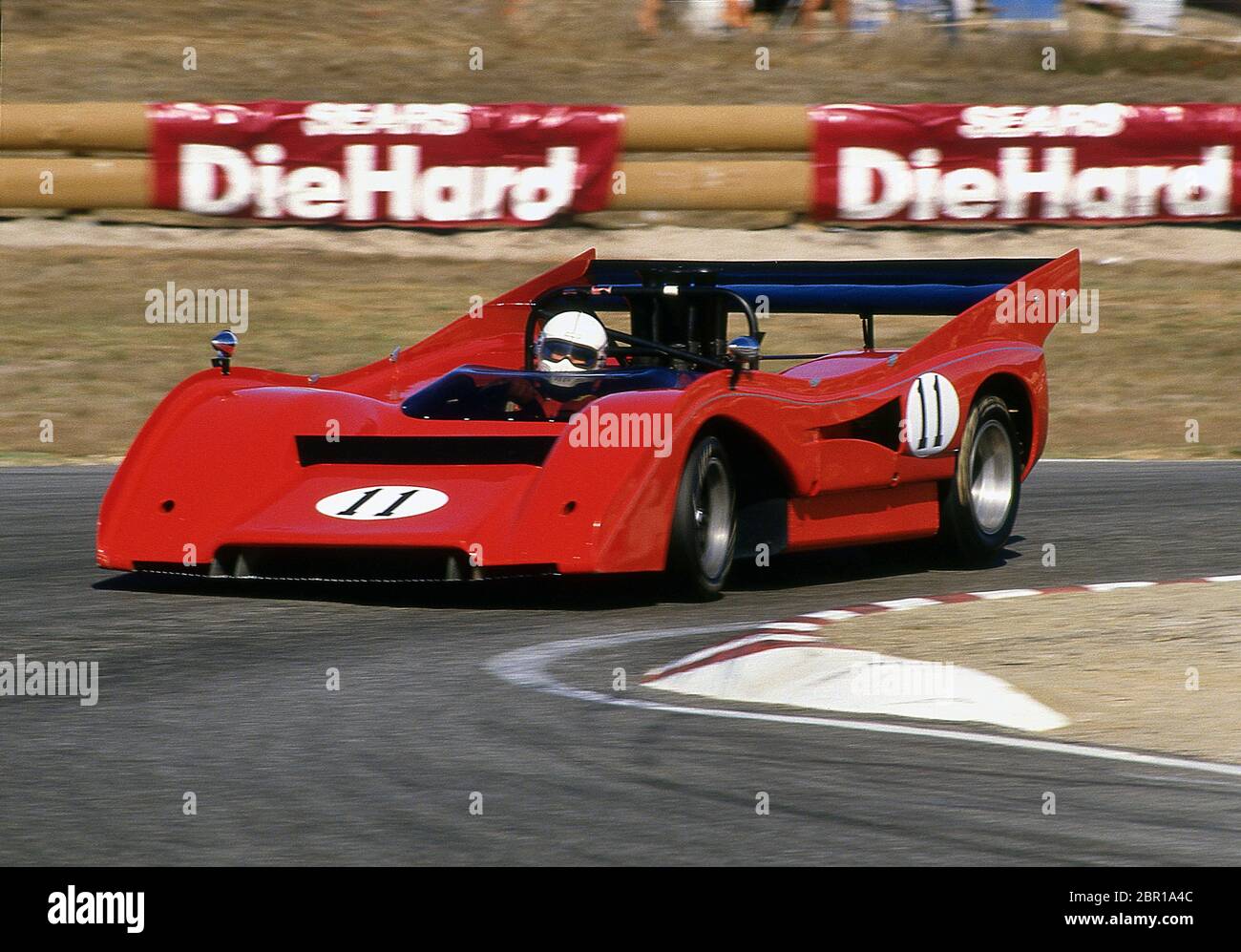 Can-Am cars at the Monterey Historic Auto races at Laguna Seca race ...