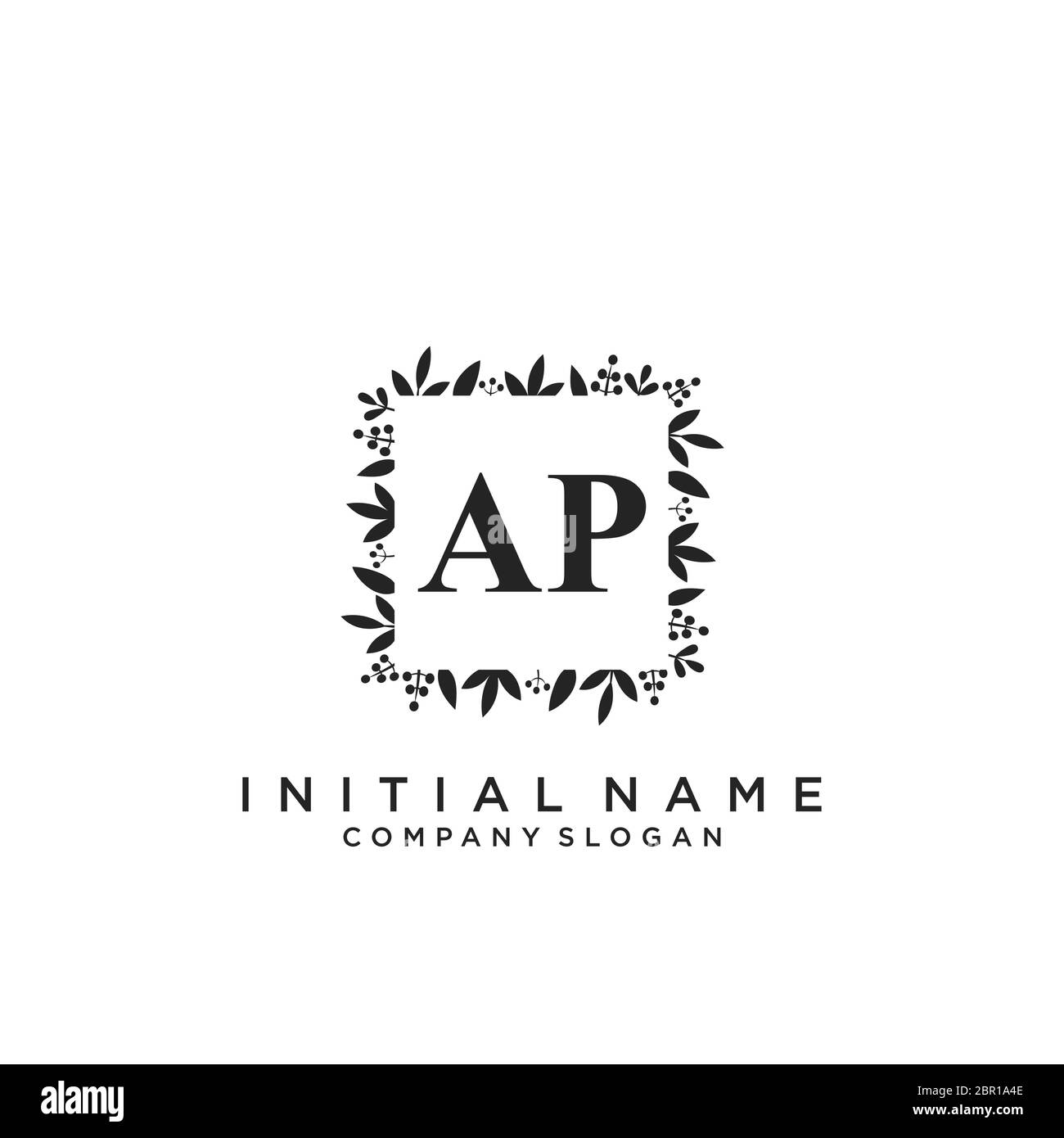 Ap initial logo hi-res stock photography and images - Alamy