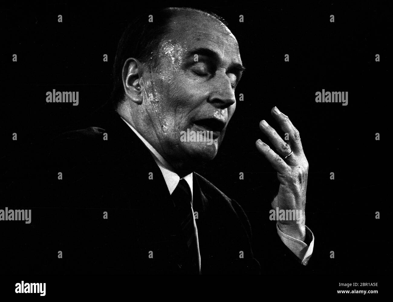 Francois mitterrand of france hi-res stock photography and images - Alamy