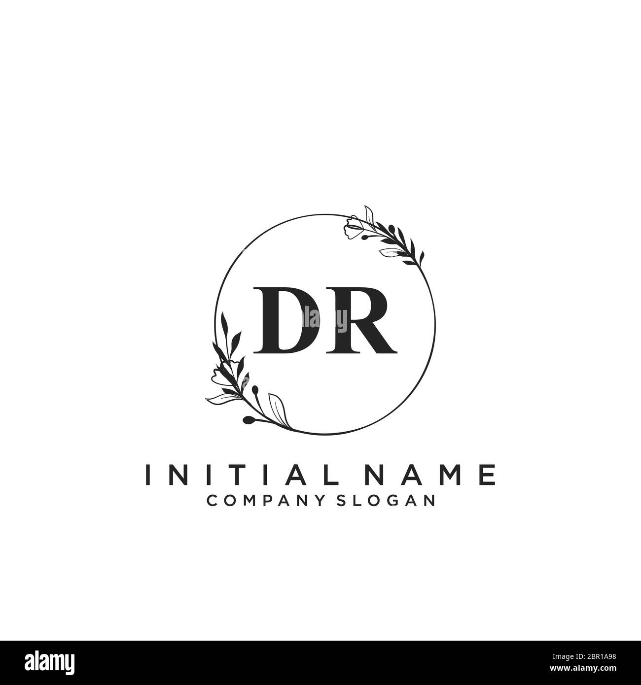 Dr logo design hi-res stock photography and images - Alamy