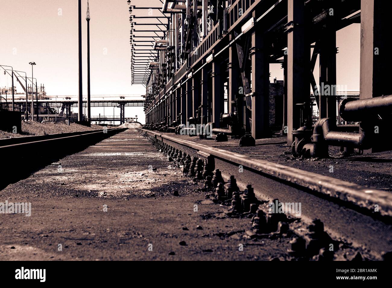 Close up industrial view,A equipment of oil refining,Oil and gas ...