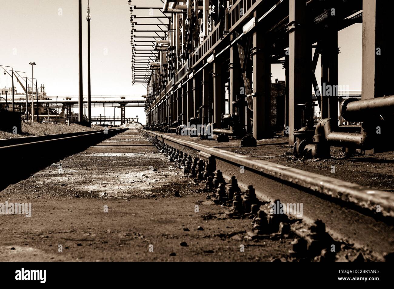 Close up industrial view,A equipment of oil refining,Oil and gas ...