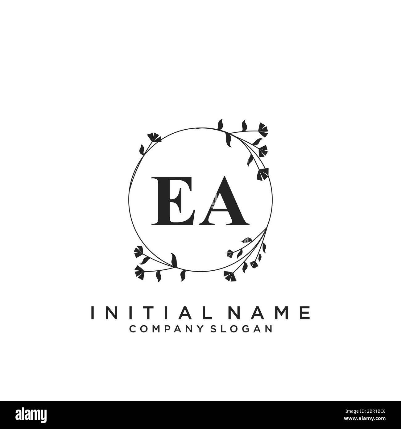 Ea initials logo hi-res stock photography and images - Alamy