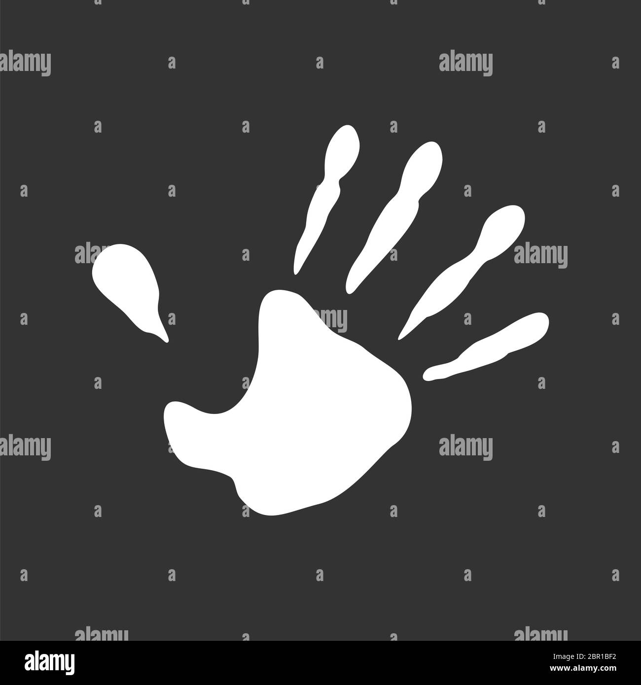 Hand Print Logo Template Illustration Design. Vector EPS 10 Stock Photo ...