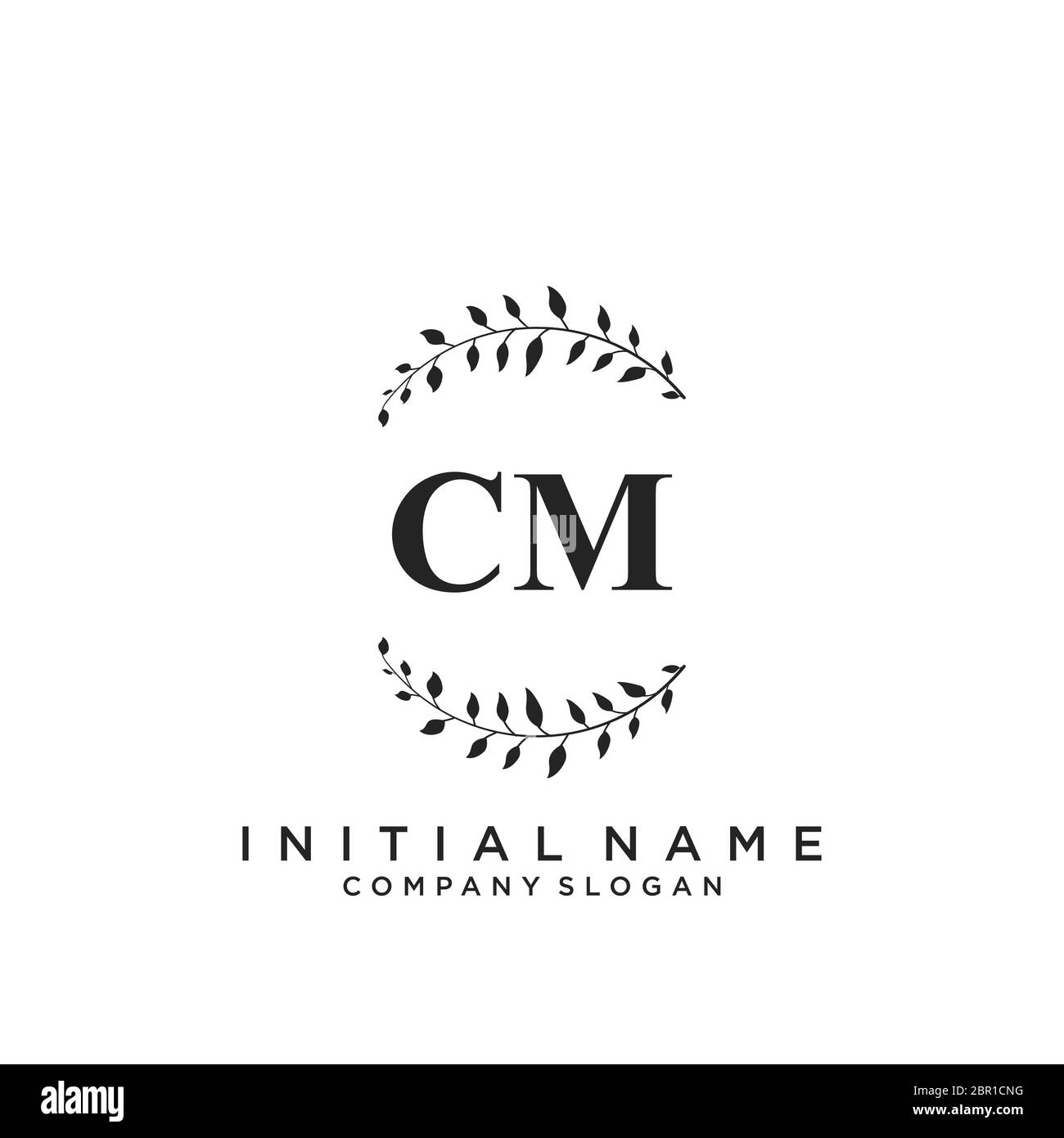Cm initials logo hi-res stock photography and images - Alamy