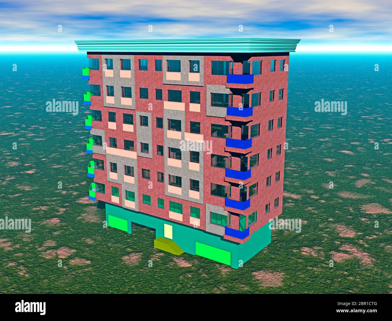 Multi storey apartment building hi-res stock photography and images - Alamy