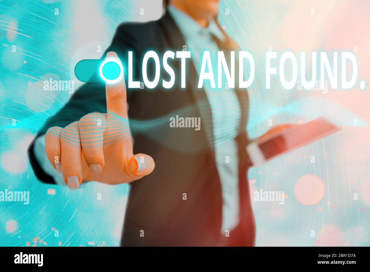 Conceptual hand writing showing Lost And Found. Concept meaning a place ...