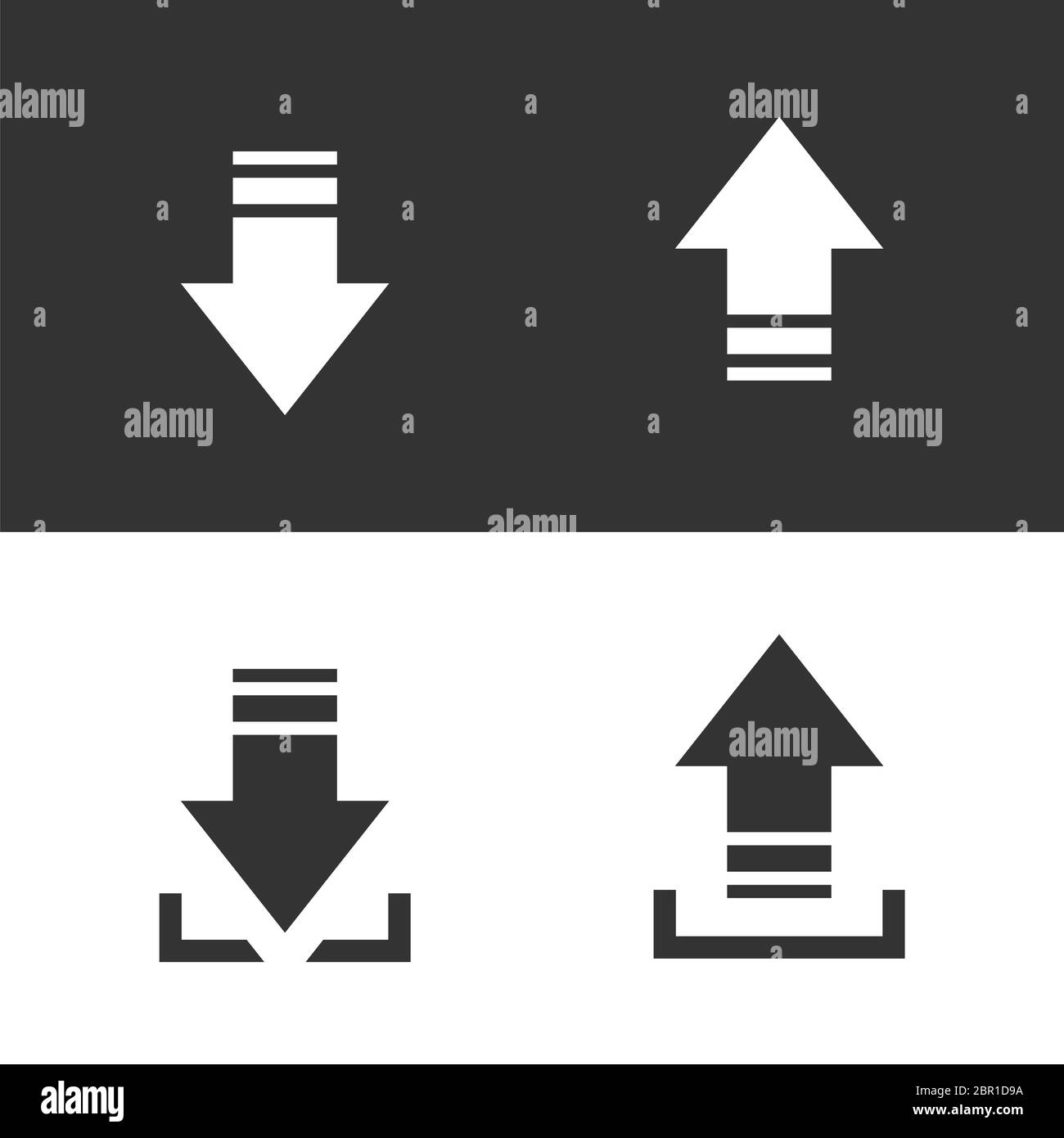 Document upload download vector hi-res stock photography and images - Alamy