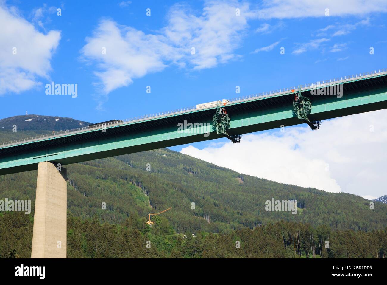 Europa Bridge near Innsbruck. Highest bridge in Europe Stock Photo - Alamy