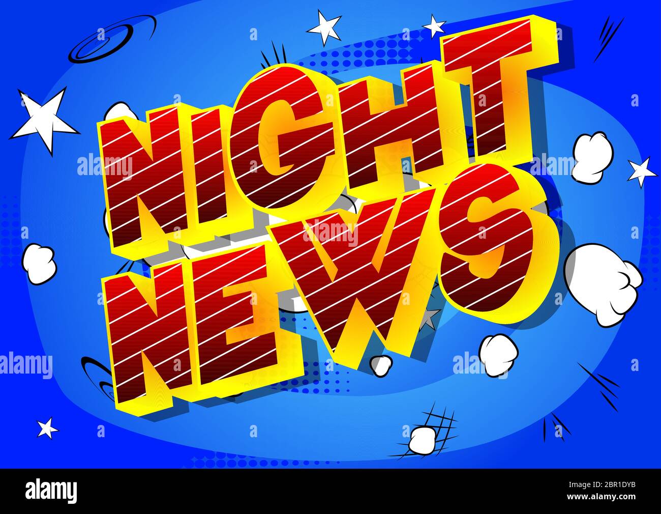 Night news Stock Vector Images - Alamy