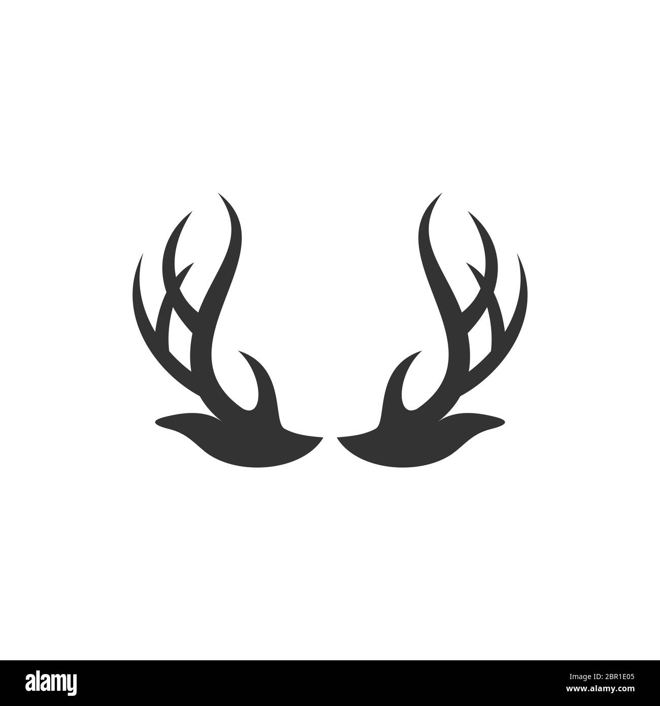 Deer Antlers Logo Template Illustration Design. Vector EPS 10 Stock ...