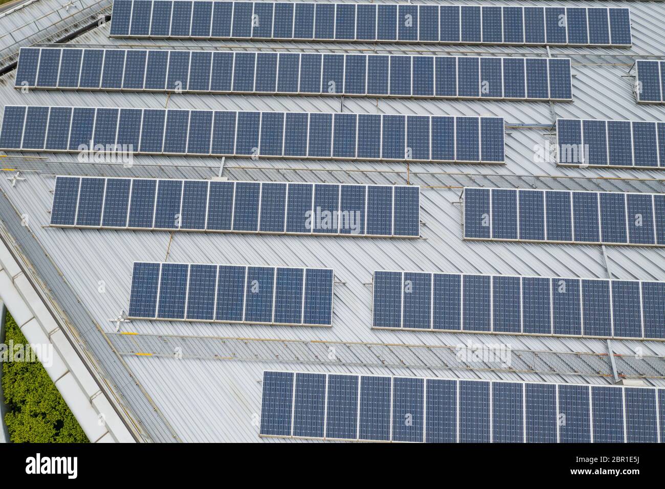 Solar panel from top Stock Photo - Alamy