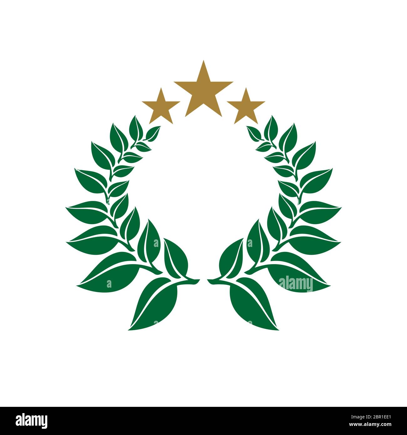 Leaf vector crest hi-res stock photography and images - Alamy