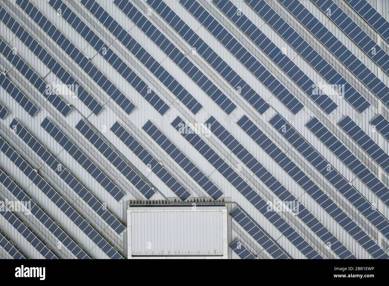 Top view of Solar panel Stock Photo - Alamy