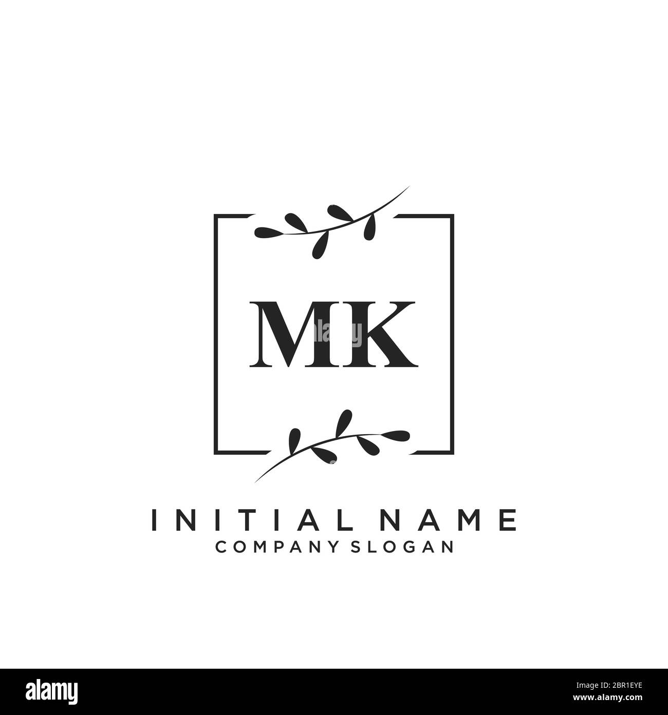 Initials mk Stock Vector Images - Alamy