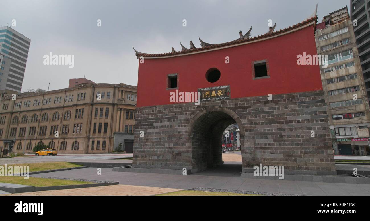 Taipei city, Taiwan, 27 May 2018:- Taipei city norther gate Stock Photo ...