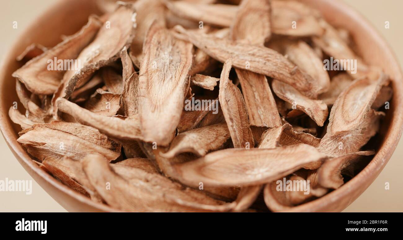Stack of Dried burdock Stock Photo - Alamy