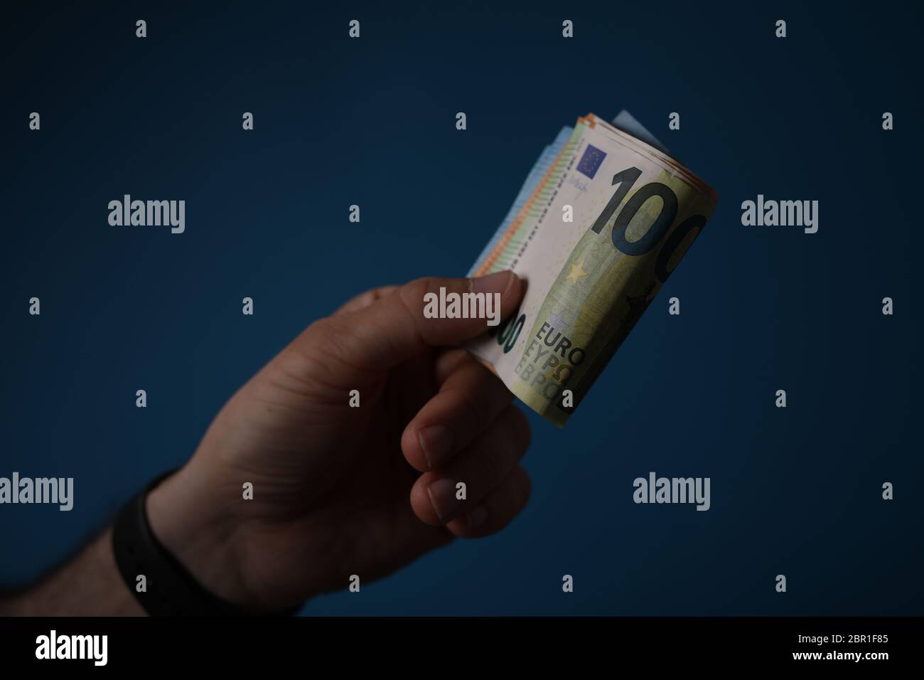Banknotes euro isolated ground hi-res stock photography and images - Alamy