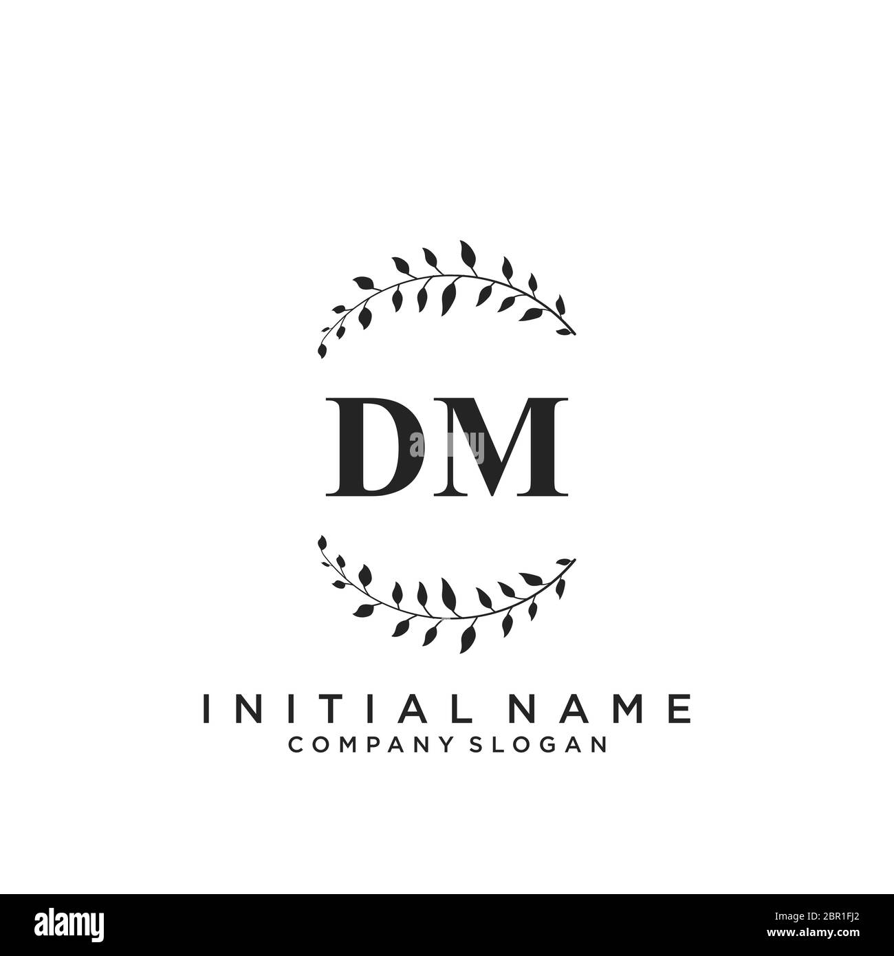 Letter dm logo hi-res stock photography and images - Alamy