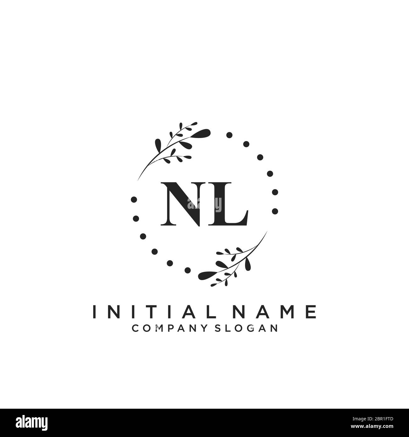 Nl Letter Logo High Resolution Stock Photography and Images - Alamy